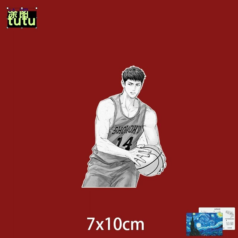 Slam Dunk Mitsui Shou Xiangbei Баскетбольная анимация Фильм Светоотражающая наклейка на автомобиль Наклейка на корпус