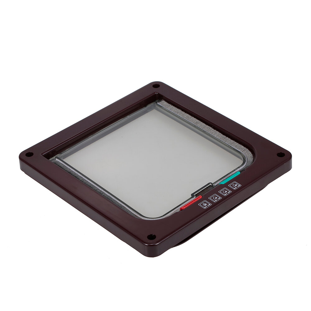 Дверца для кошек, безопасная для входа домашних животных, ферромагнитная дверца для домашних животных, 4 способа блокировки, автоматическое закрытие для маленьких собак и кошек