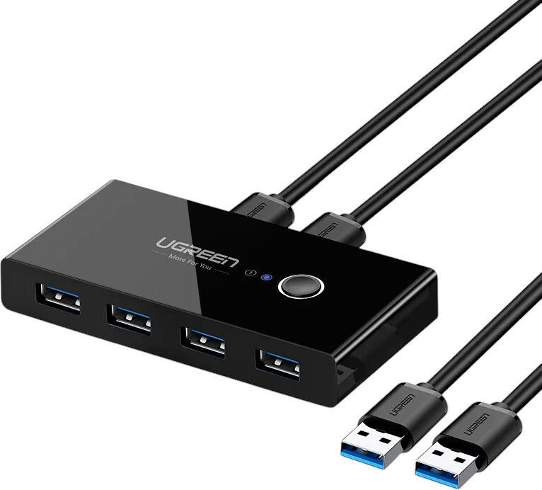 Разветвитель Ugreen 4хUSB 3.0 черный