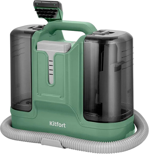 Пылесос моющий Kitfort КТ-5217 серо-зеленый