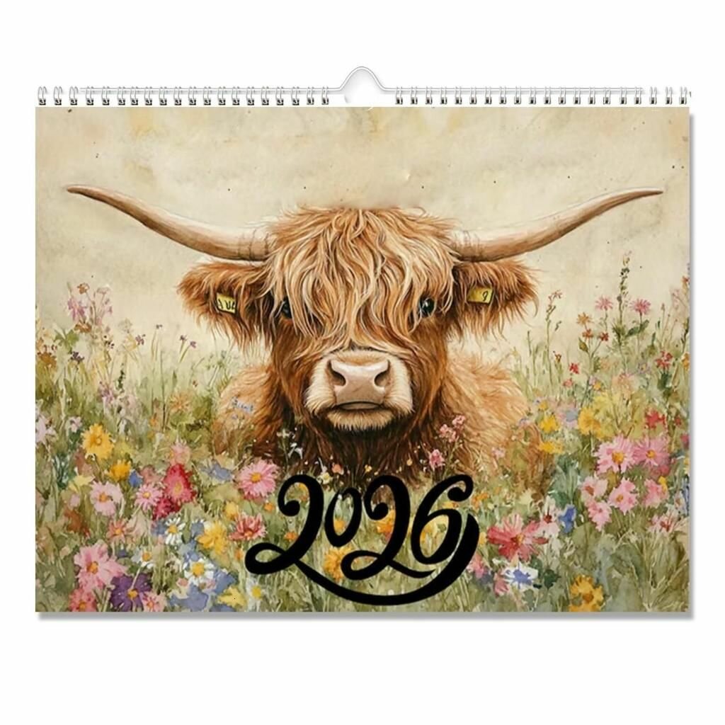 Календарь "Коровы в искусстве" 2026