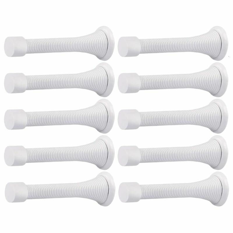 Настенные пружинные упоры для дверей, Белый