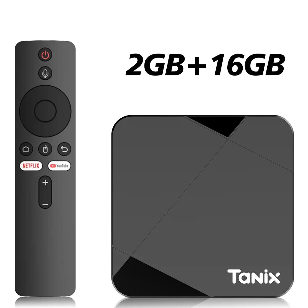 Tanix TX5 Android 14 ТВ-приставка 4/64 ГБ Европейская вилка (EU Plug), 2G16G