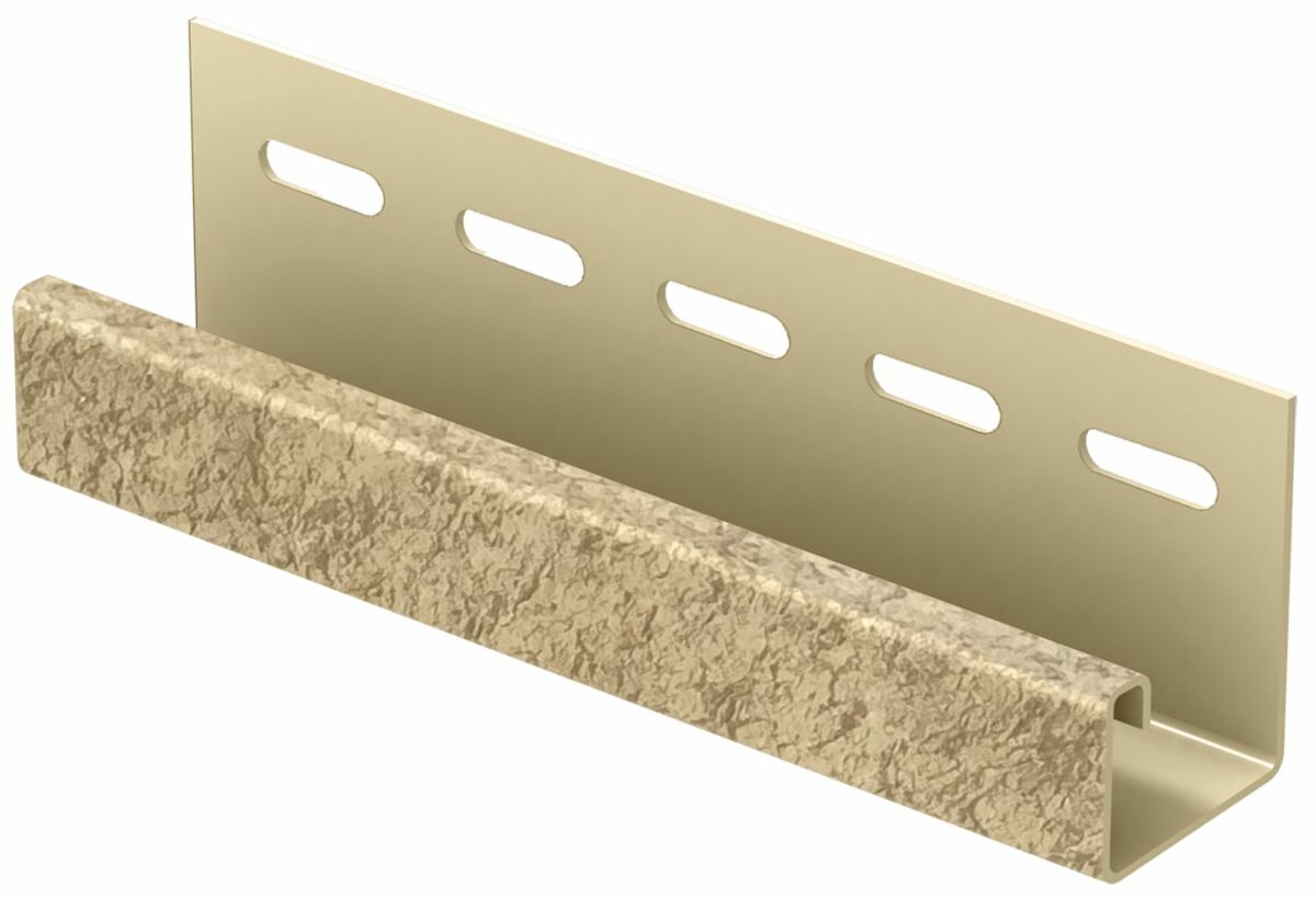 Ю-пласт J-планка (j-профиль), Стоун-хаус таганай речной, 1 шт