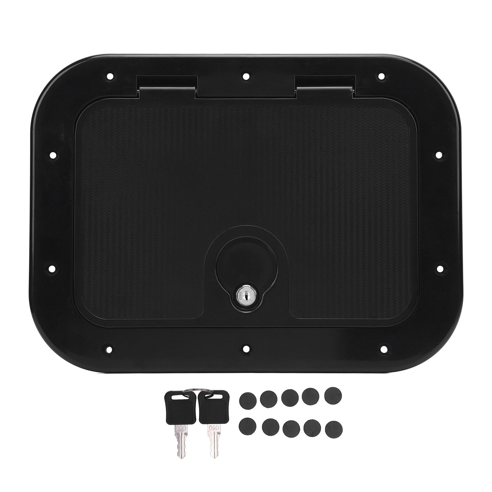 Крышка Шлюпочного люка 12 X 8 Дюймов, Защищенная от атмосферных воздействий, Доступ на Палубу с Предохранительным замком и ключом для внедорожников, Яхт и Понтонов