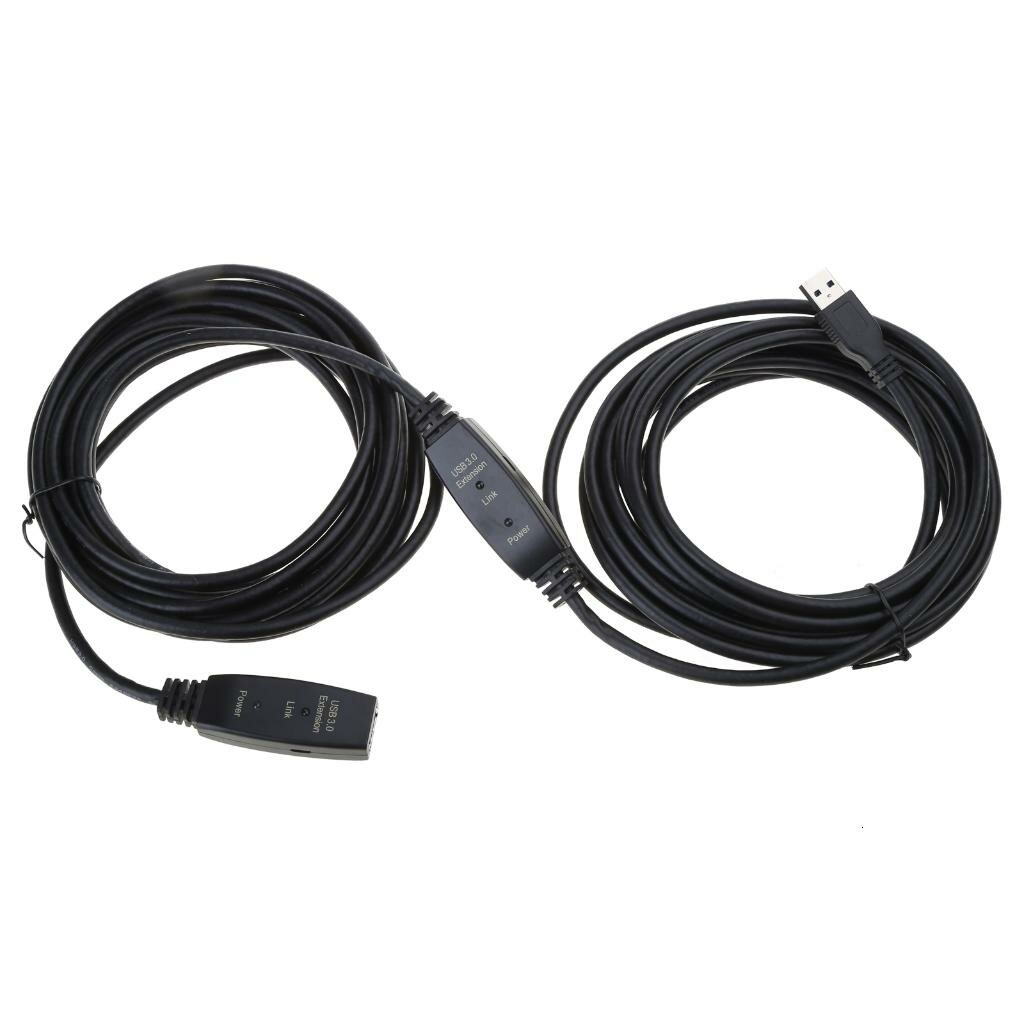 Удлинительный шнур USB3.0 с усилителями сигнала Active Repeater USB -мужчина к женскому удлинителю для беспроводного адаптера NetWrok, 10m