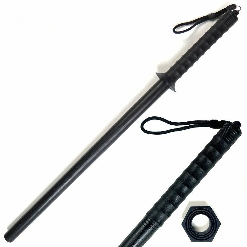 Боевая палка для Эскрима и Кали, длина 70 см цельный пластик, тренировочное оружие