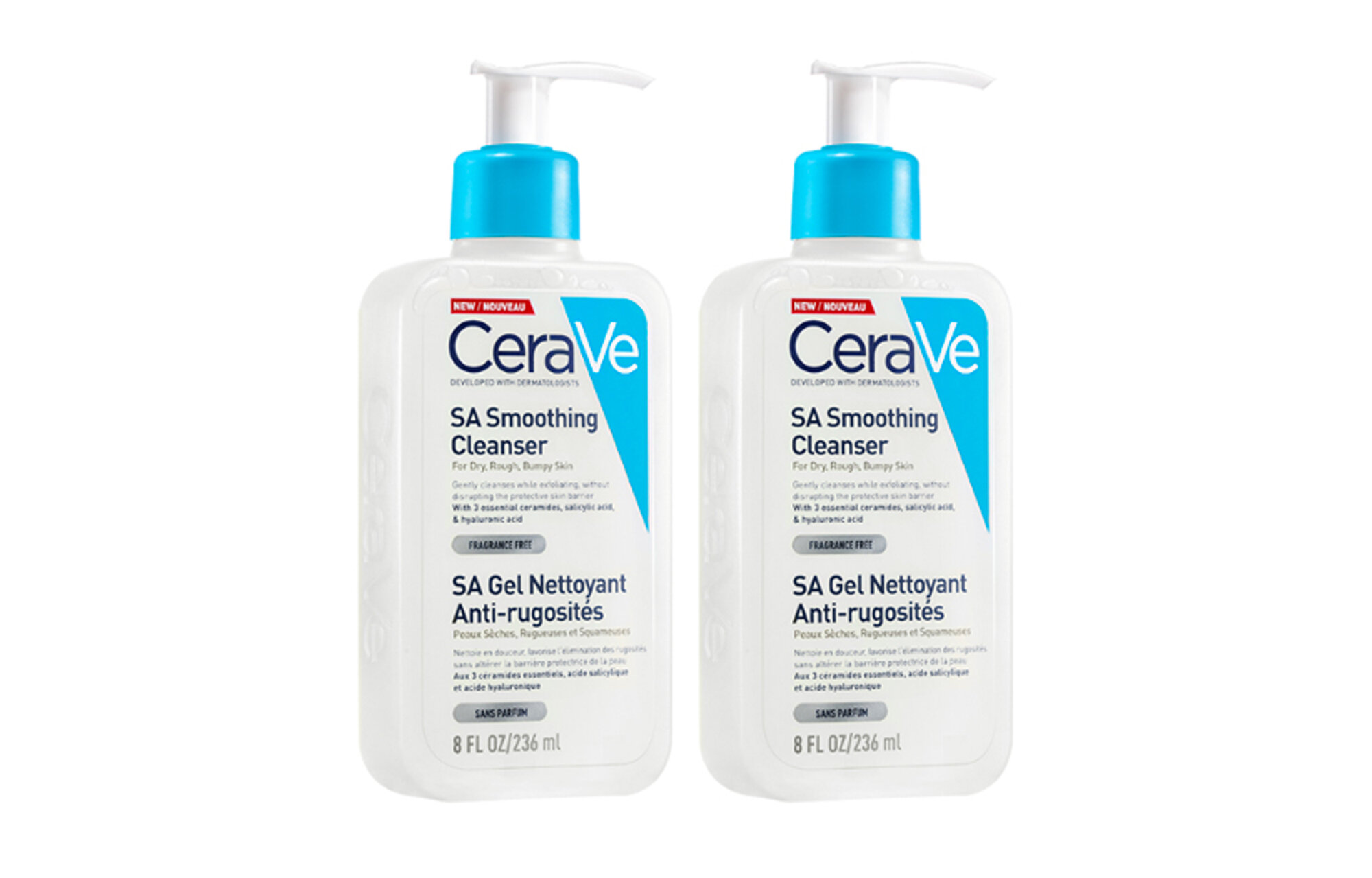 Очищающее средство унисекс CeraVe с салициловой кислотой от акне и контроля масла, white