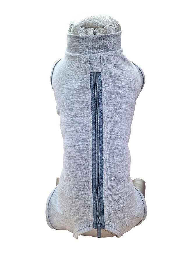 Попона послеоперационная БиоСтайл для кошек и собак, унисекс, трико на молнии р. L (6-8 кг)