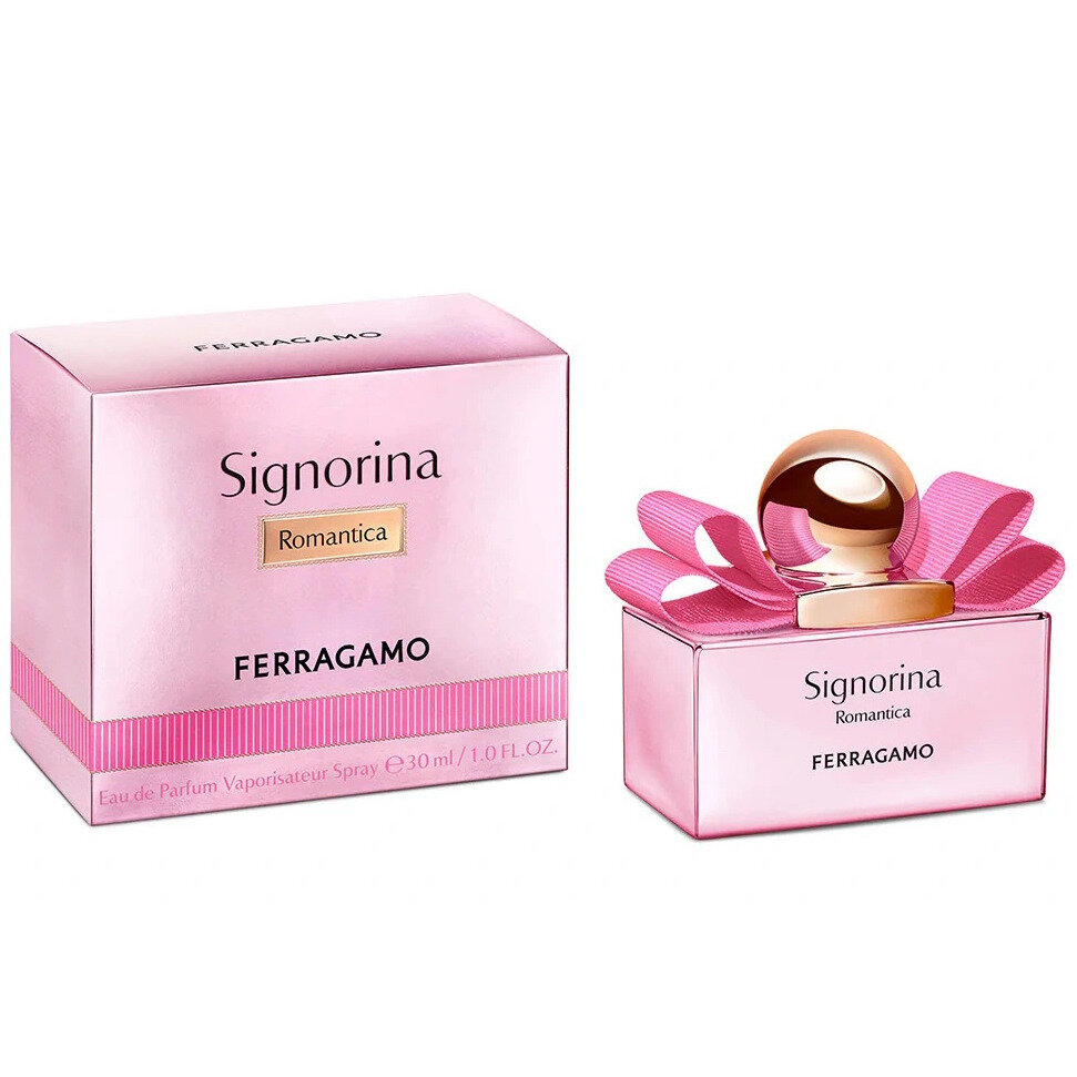 Парфюмерная вода Salvatore Ferragamo Signorina Romantica 30 мл для женщин / Синьорина Романтика / Романтичная девушка