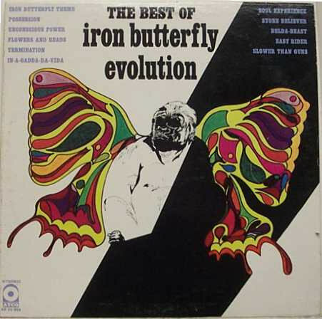 IRON BUTTERFLY - The Best Of Iron Butterfly Evolution, (LP, US, 1971г, VG+/NM) Винтажная Виниловая пластинка