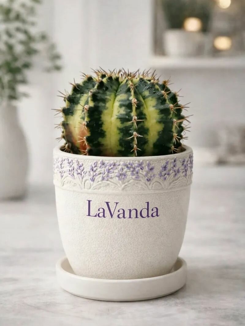 Кактус Гимнокалициум Михановича Вариегатный (Gymnocalycium mihanovichii variegata) Редкий пестрый суккулент