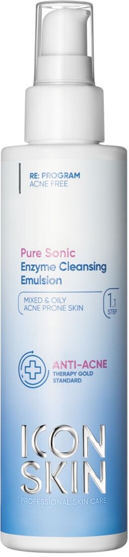 ICON SKIN Очищающая энзимная эмульсия для умывания Pure Sonic, 150 мл