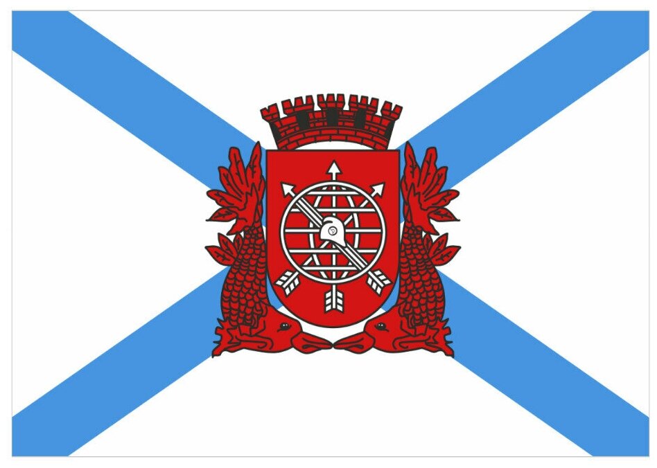 Флаг города Рио-де-Жанейро 90х135 см