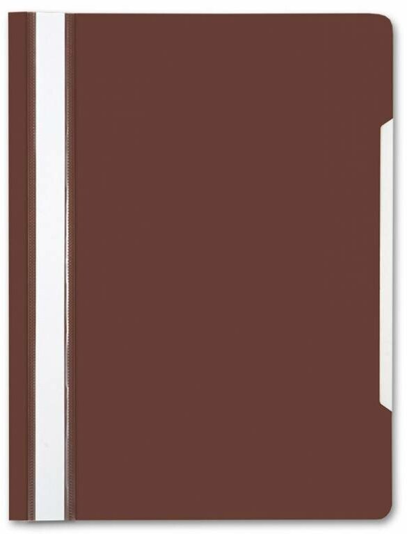 Упаковка папок-скоросшивателей бюрократ -PS20BROWN, A4, пластик, коричневый