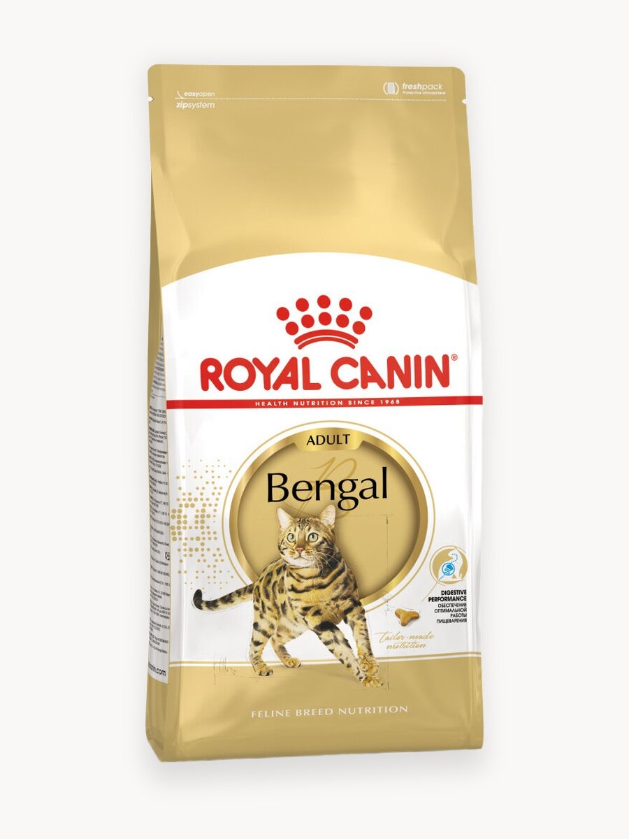 Сухой корм для кошек Royal Canin Adult для бенгальской породы, 400 г