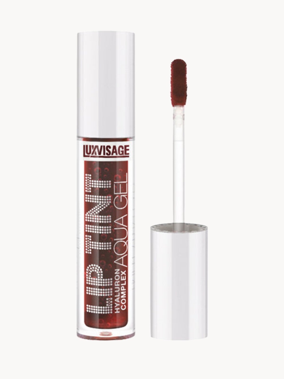 Тинт для губ LUXVISAGE Lip Tint Aqua Gel Hyaluron Complex, оттенок 04 Rosewood