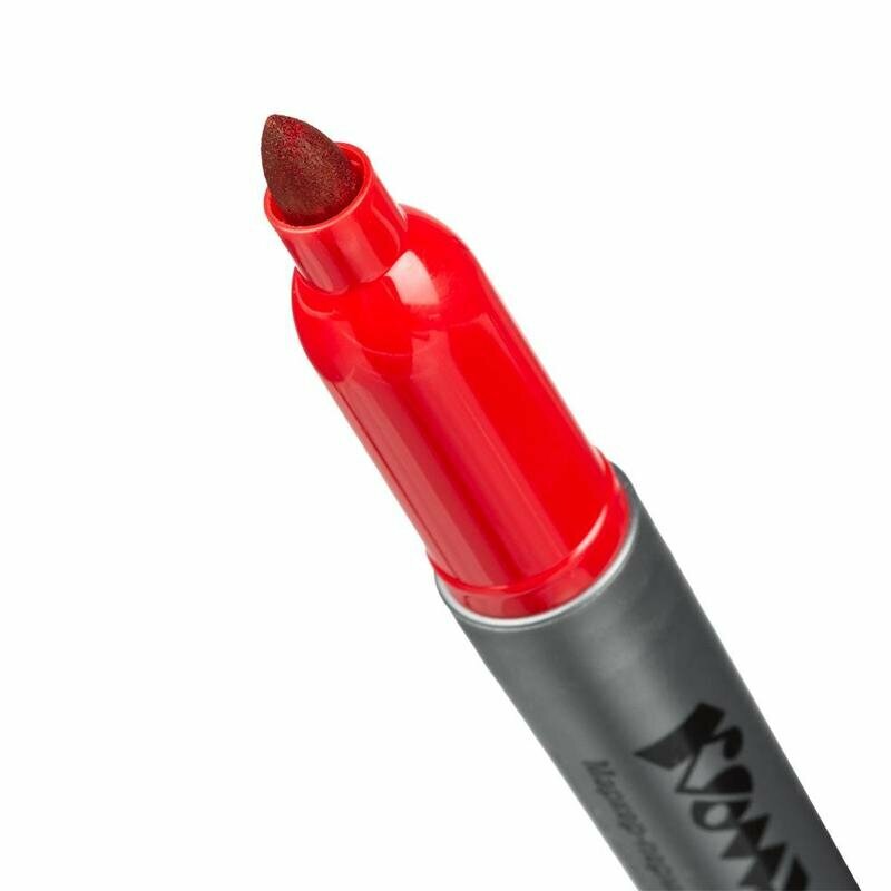 Набор маркеров перманентных Комус PY2304 4 цвета толщина линии 1-4 мм круглый наконечник, 162962