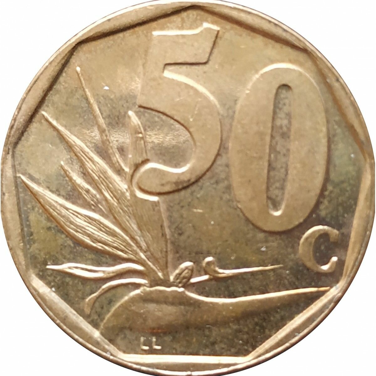 50 центов 1997 ЮАР из оборота