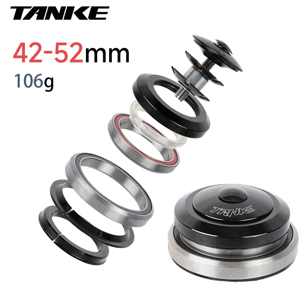TANKE-MTB Гарнитура для горных велосипедов черный Черный, 42-52mm1