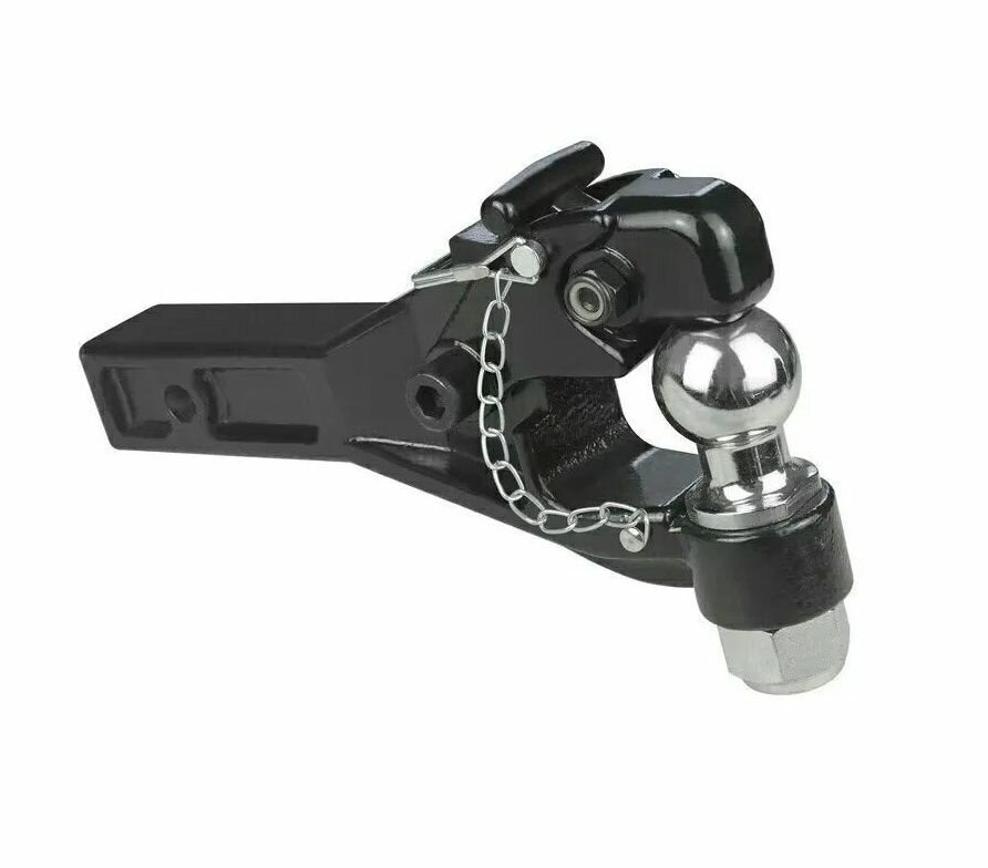 Фаркоп в квадрат 50х50 шар 2" (50.8 мм) универсальный с защелкой, буксировочное устройство 8 тонн