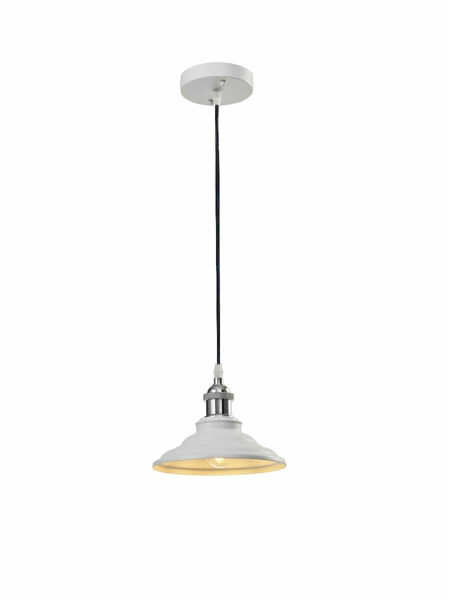 Подвесной светильник Powerlight Cap 1WH E27 60W, металл, IP20