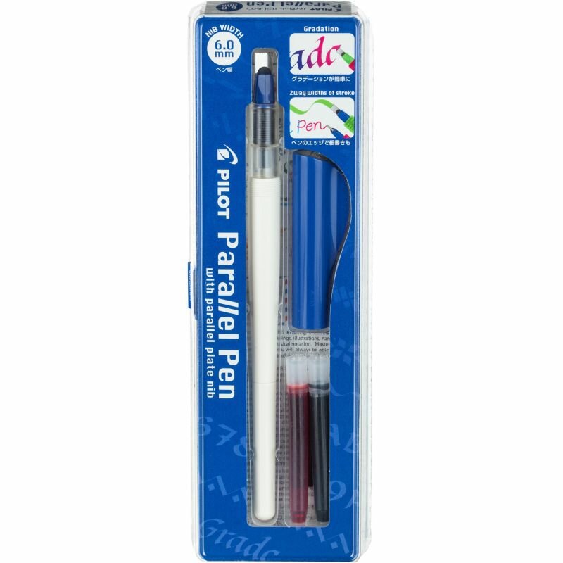 Pilot Ручка перьевая, Parallel Pen, для каллиграфии, 6.0 мм.
