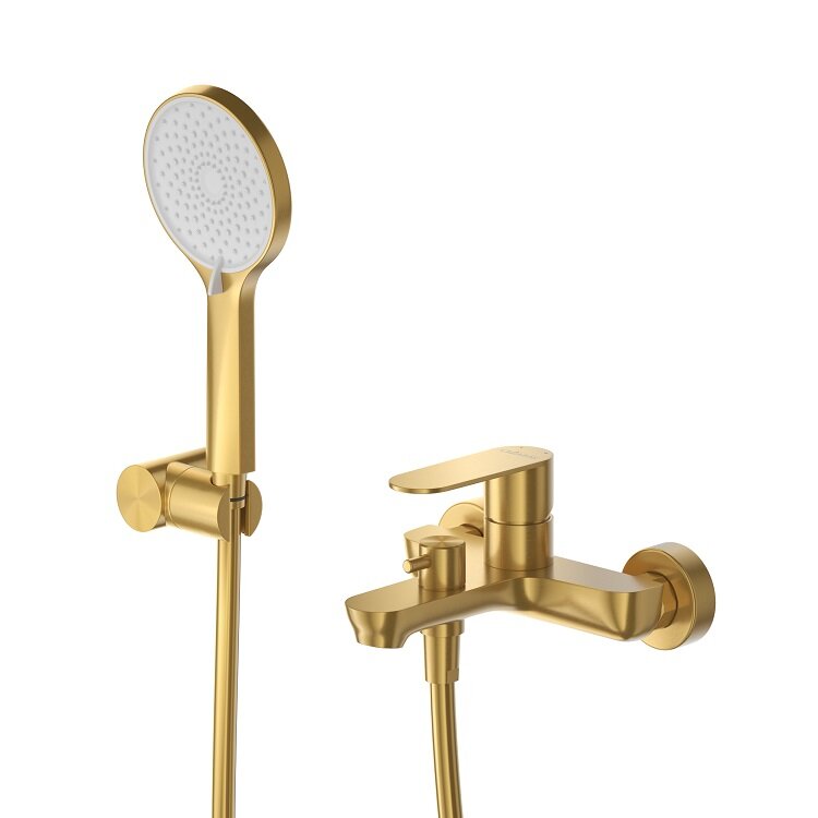 Смеситель для ванны с душем CEZARES STYLUS STYLUS-VD-BORO золото