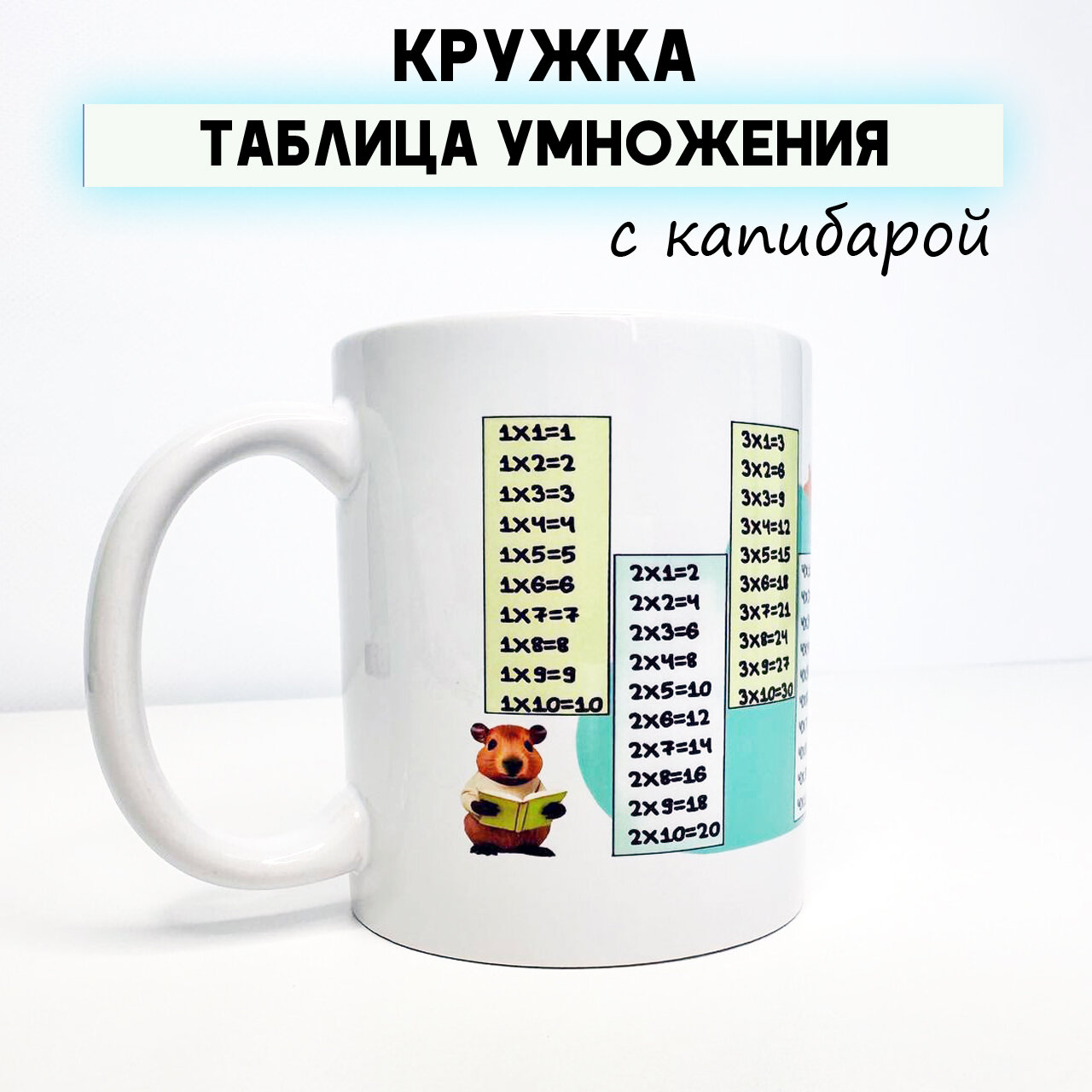 Кружка таблица умножения