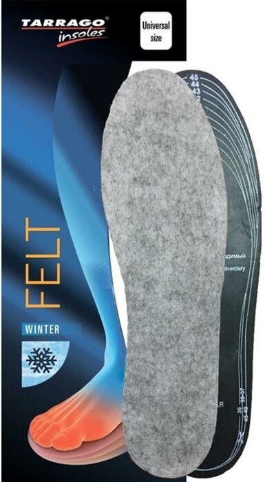 Tarrago Стельки зимние Tarrago Felt, с защитой от запаха, размер 36-45