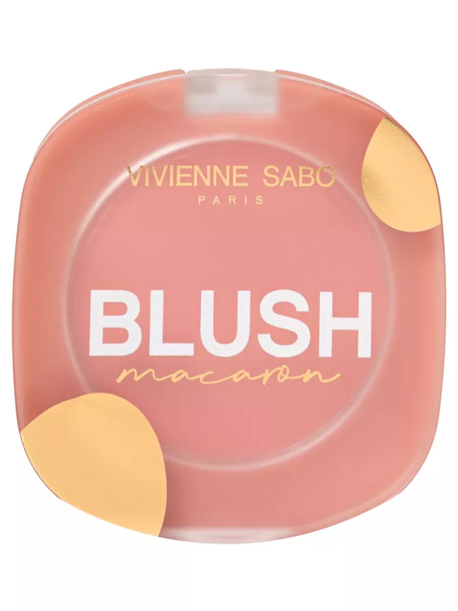 Матовые румяна для лица Macaron тон 01