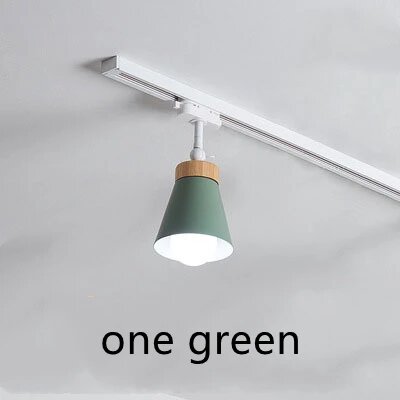 Трековый светильник, цвет корпуса one Green