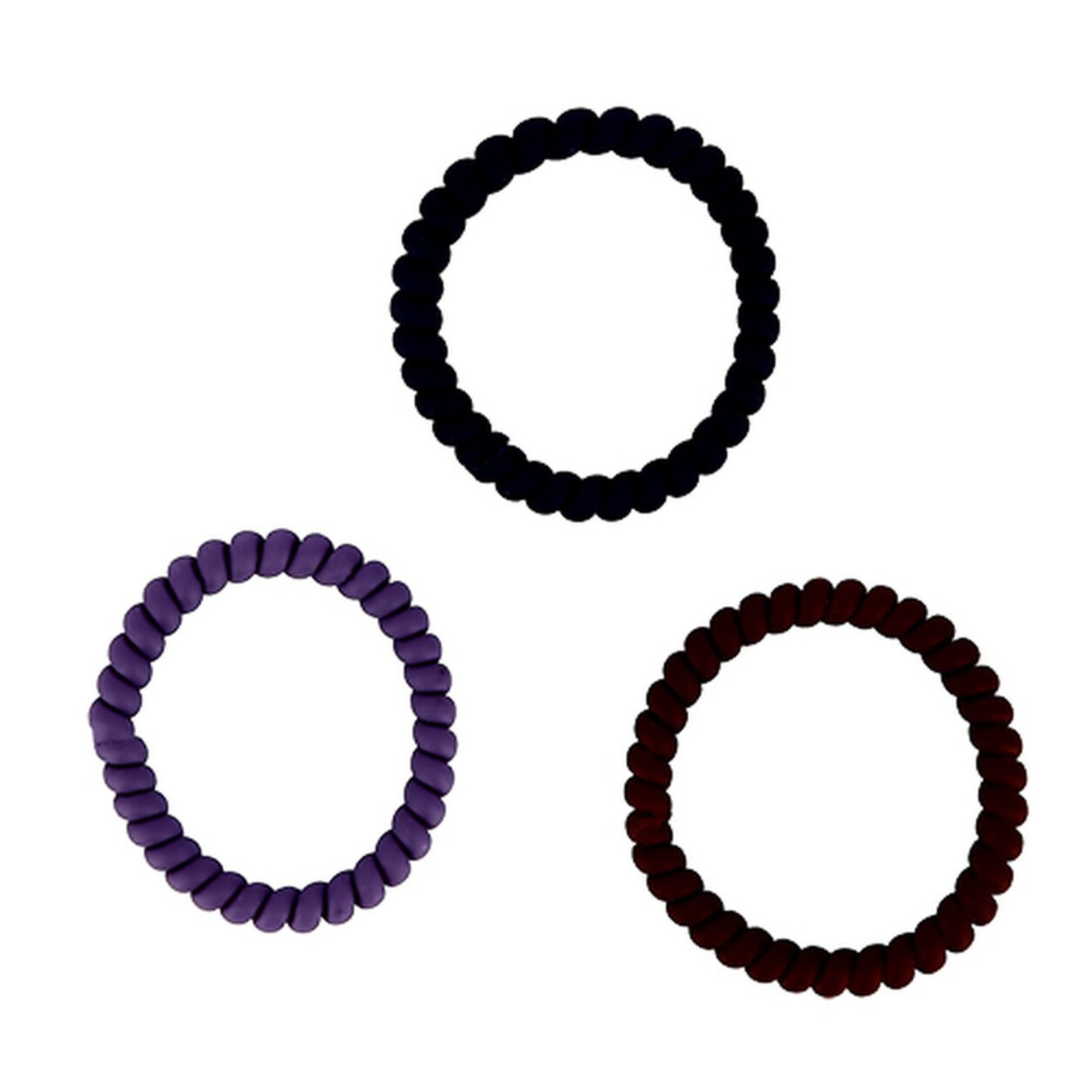 Набор резинок для волос LADY PINK BASIC SLINKY, 3 штуки в упаковке