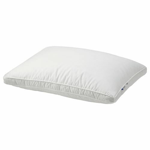 IKEA BERGVEN - подушка с плотным наполнителем, белая-LI