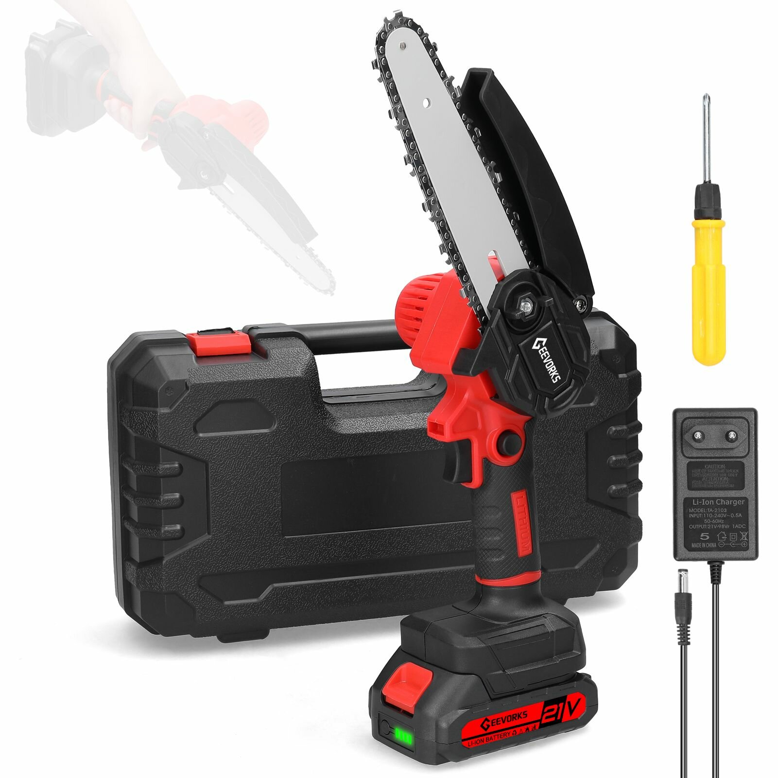 21V 6-дюймовые портативные электрические обрезные пилы