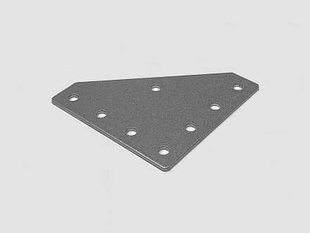 Г-соединитель 80х80, паз 6, отв.8, L65 / 2шт / соберизавод / пластина крепежная