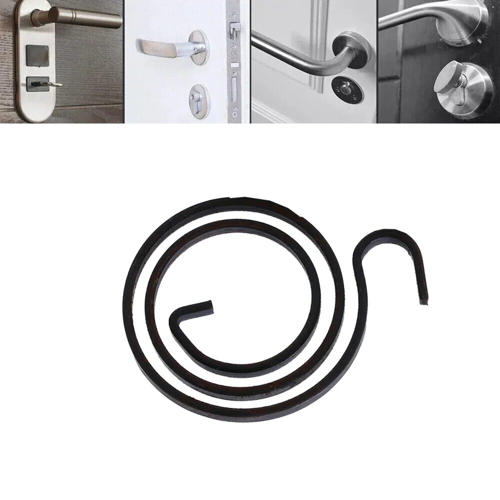 1 шт. производство изготовленная на заказ пружинная сталь для дверных ручек с покрытием черного цвета, сменные аксессуары для дома