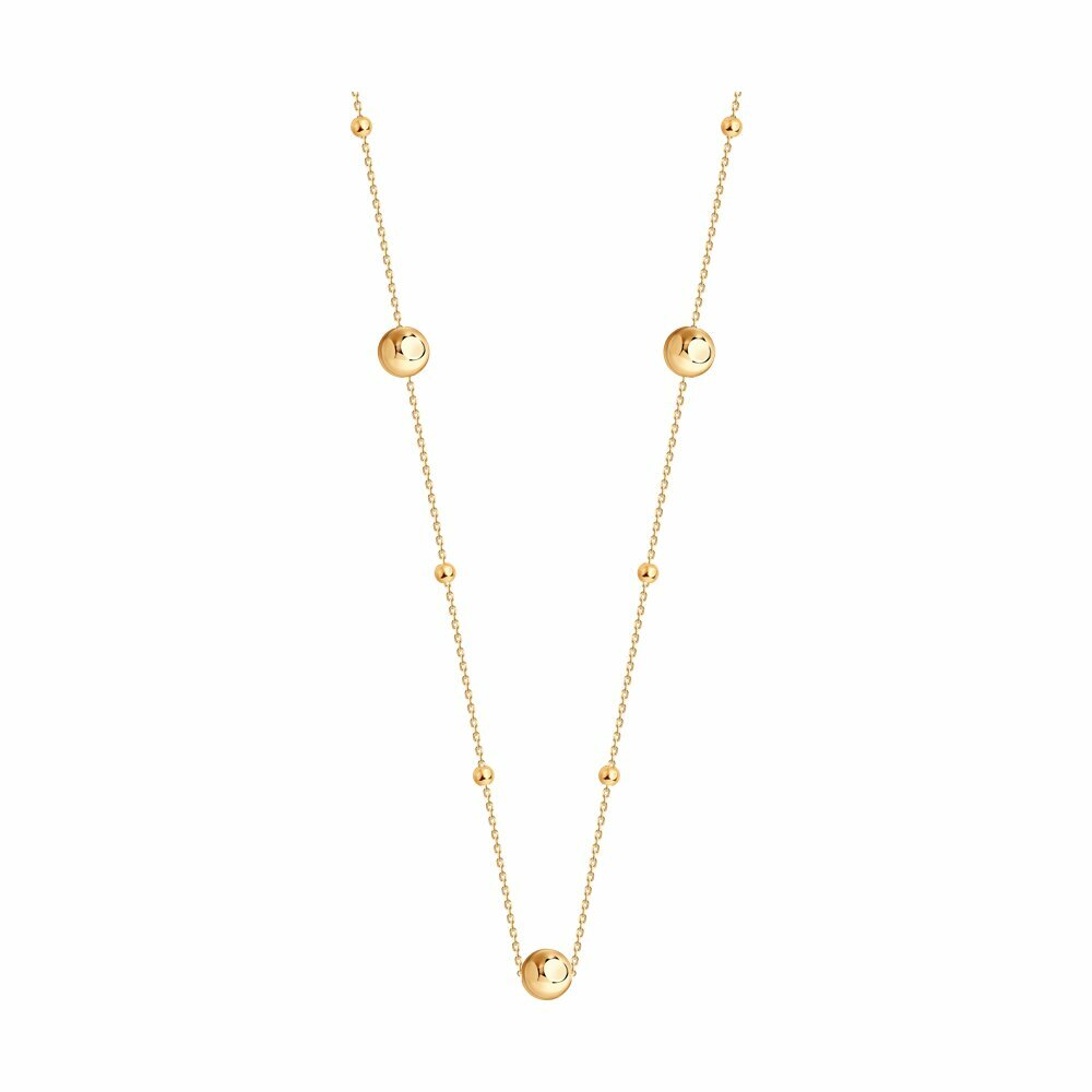 Колье, красное золото, 585 проба