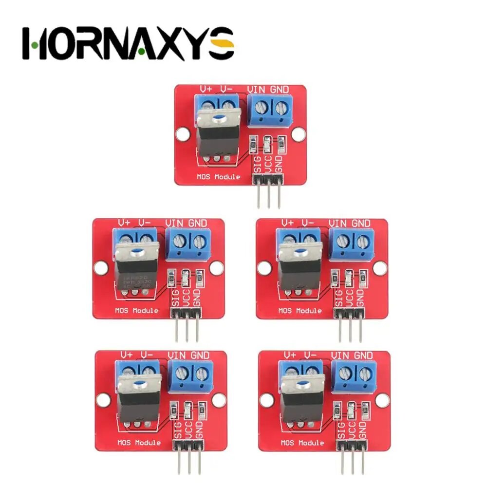 Модуль MOSFET драйвера IRF520, 5шт