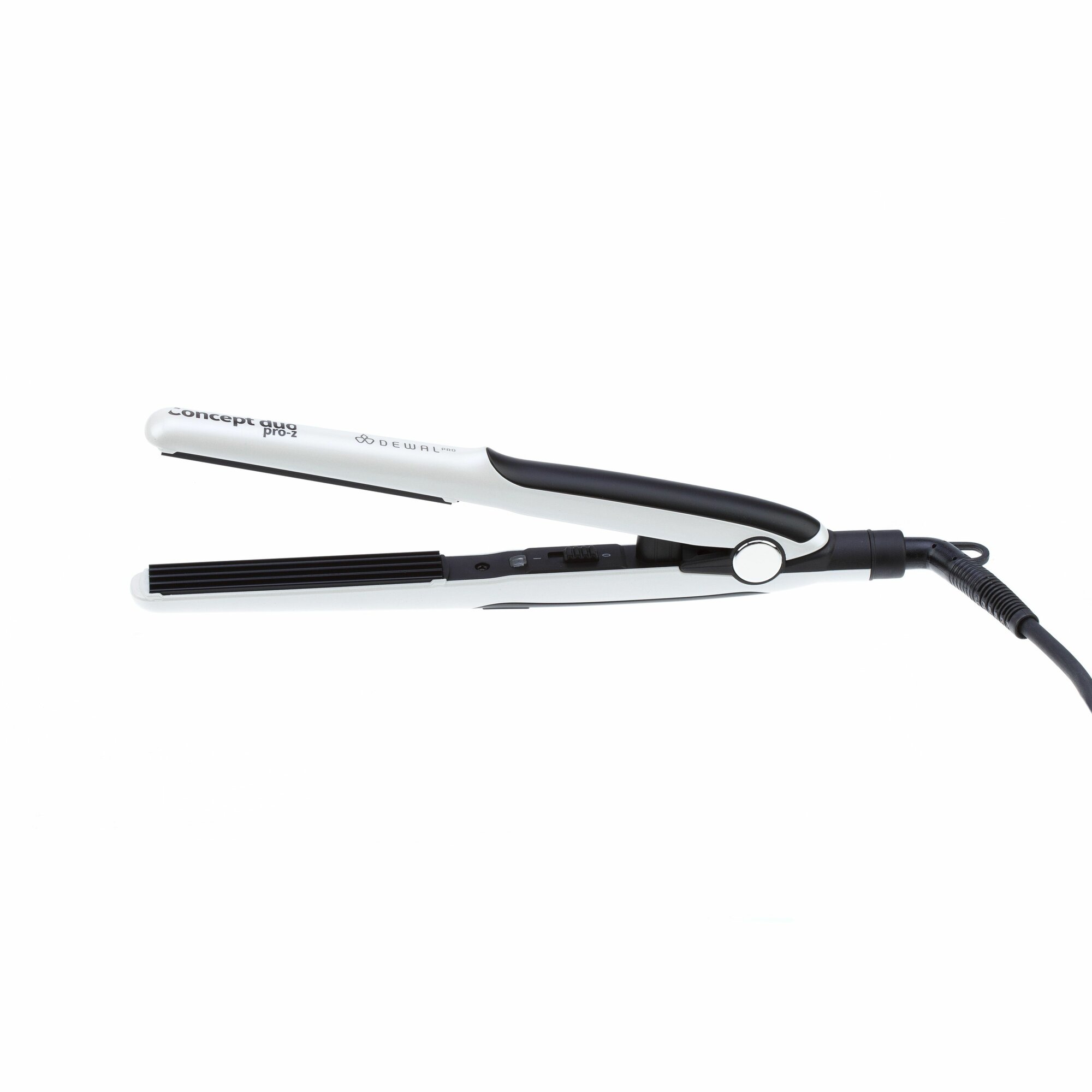 Гофре щипцы для волос профессиональные DEWAL Pro CONCEPT DUO PRO-Z, керамико-турмалиновое покрытие, белые