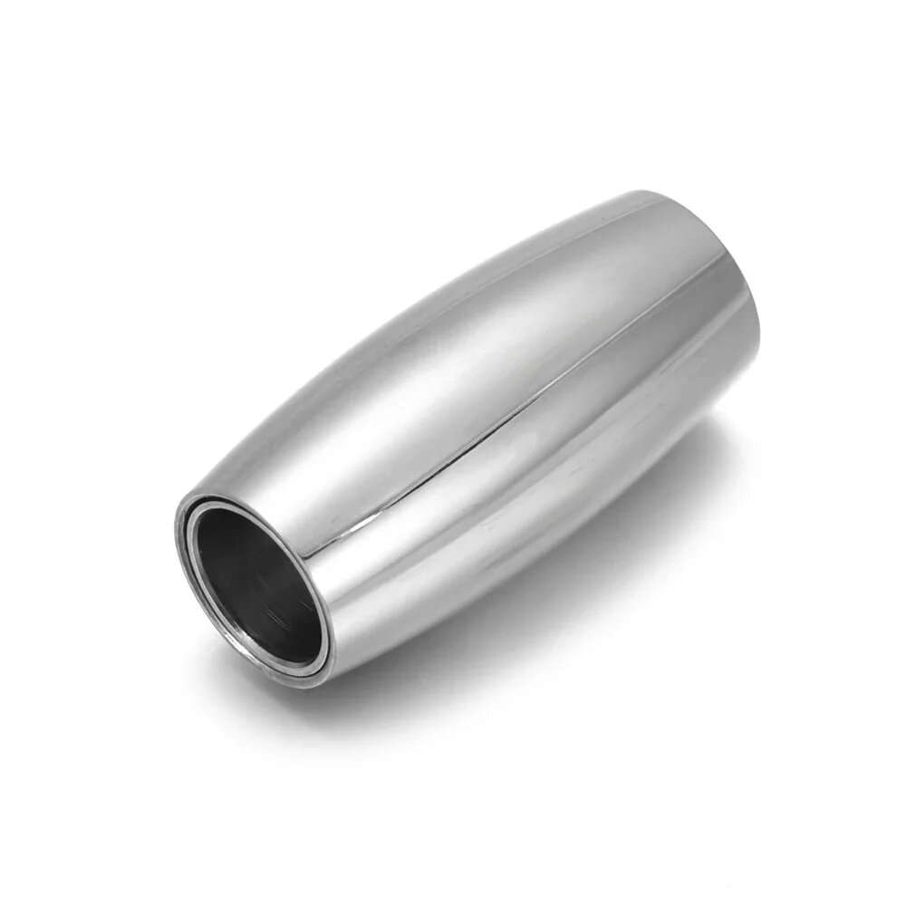 Магнитные застежки для браслетов EMBLAASK Inside Dia. 3mm, Shiny Silver