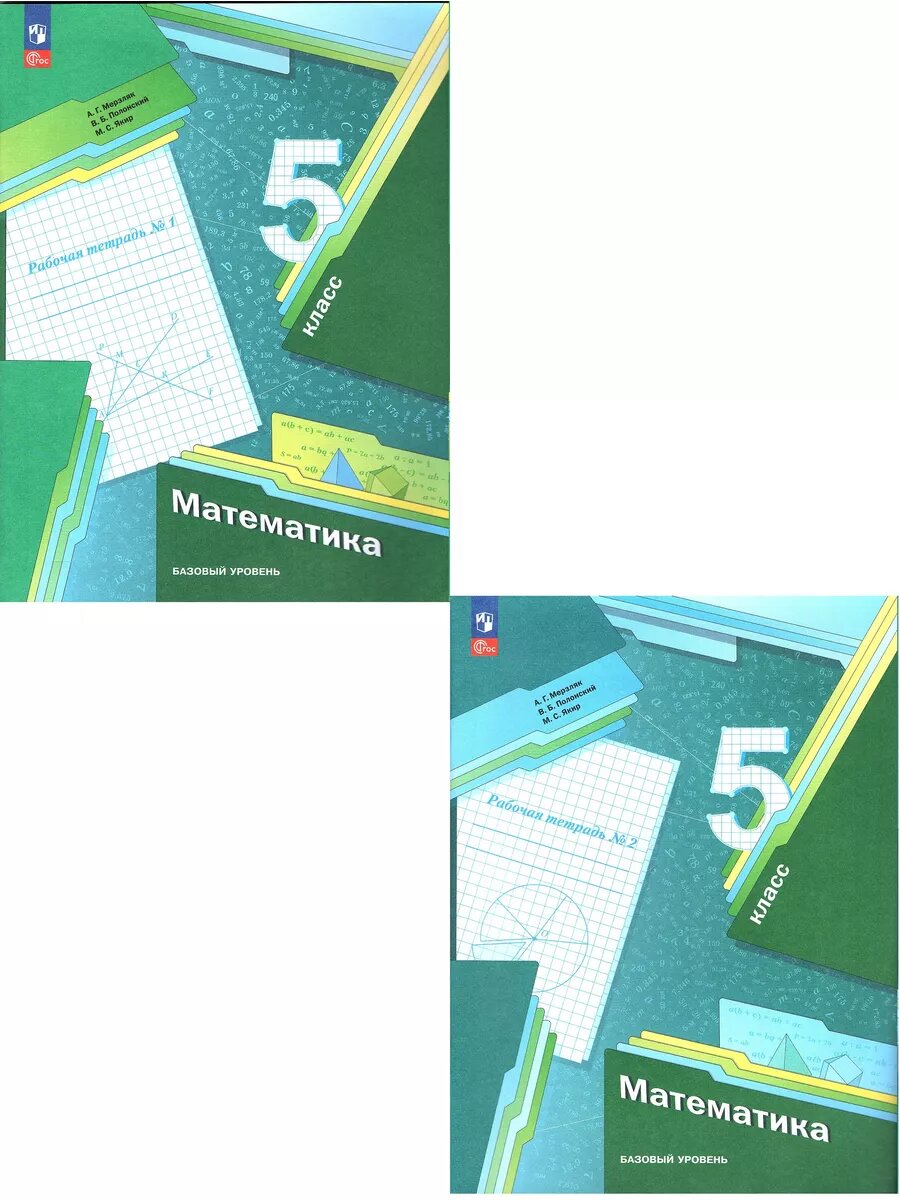 Математика 5 класс Рабочая тетрадь Мерзляк А. Г. (Комплект)