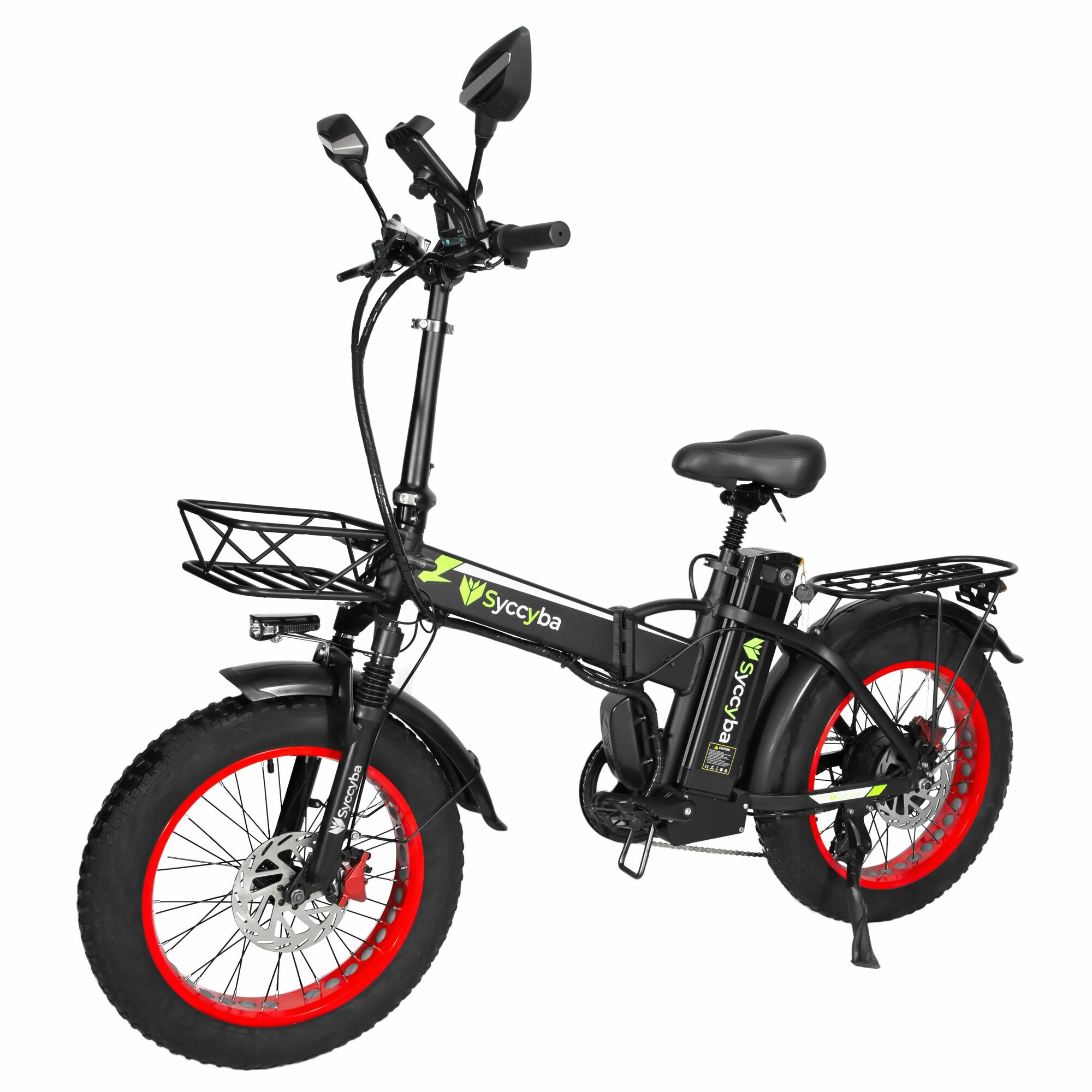 Syccyba F10 Pro 500 Ватт; гидравлика 48V/15Ah; 20" красные обода