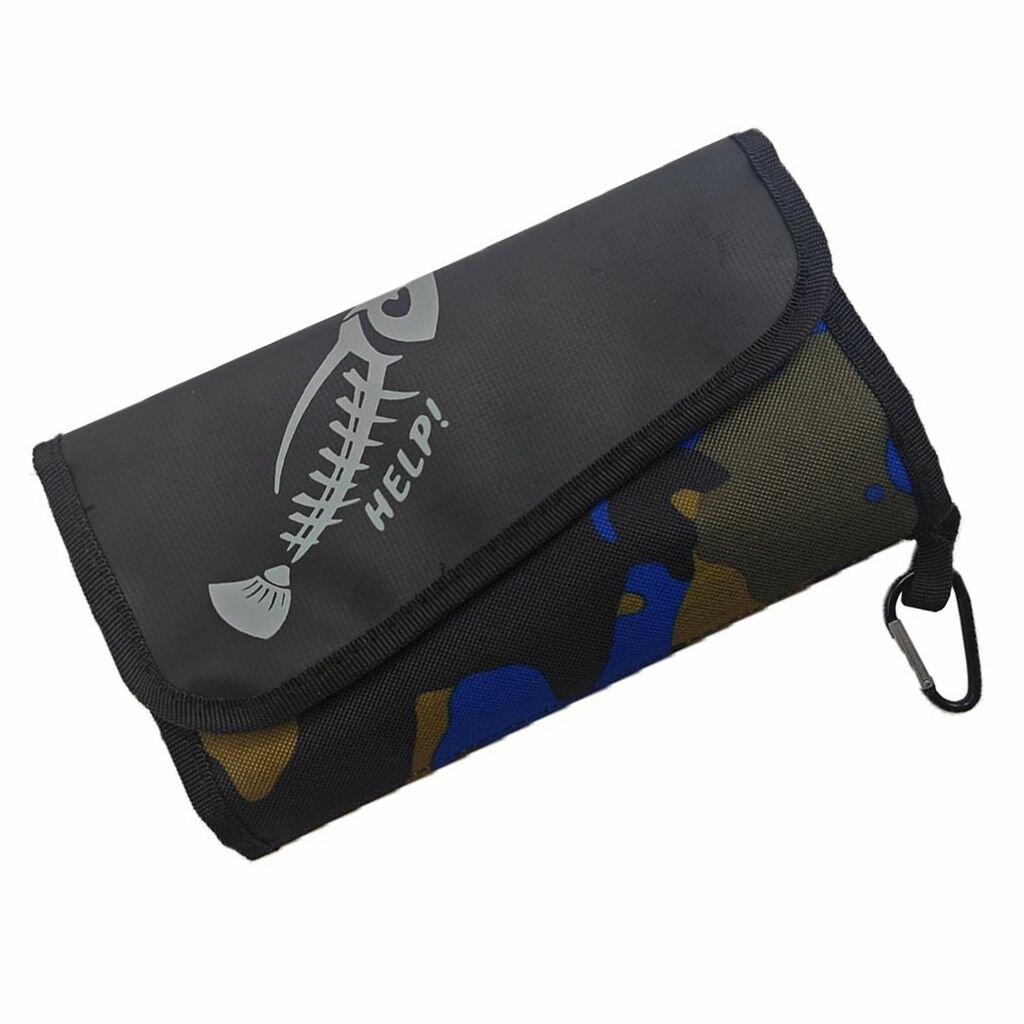 Сумка для рыболовных приманок, водонепроницаемый кошелек хранения снастей с мягким чехлом приманок из ПВХ улицы