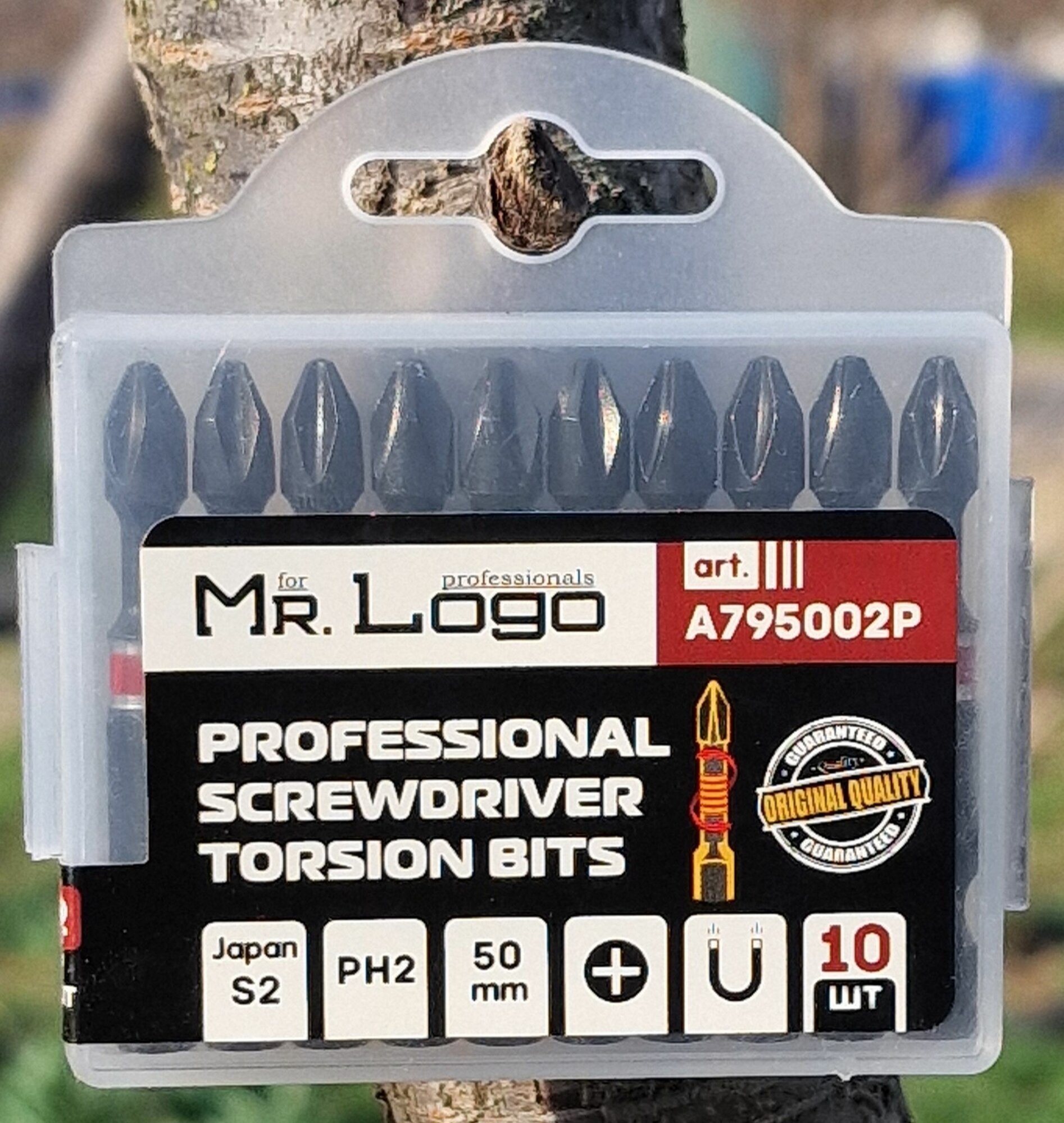 Биты торсионные РН2*50мм 10шт MR.LOGO А795002Р