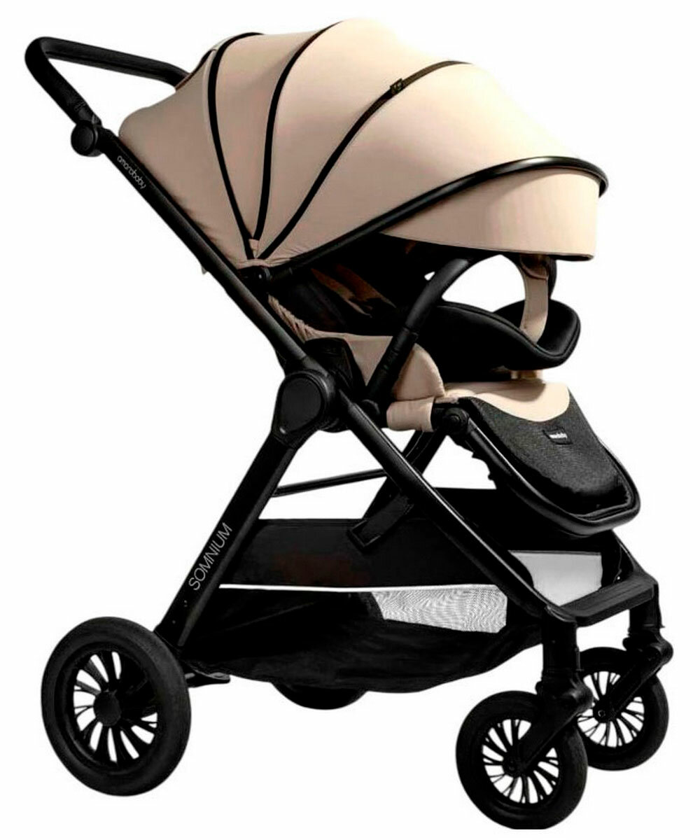 Прогулочная коляска Amarobaby Somnium, бежевый (AB25-10SOMNIUM/03)