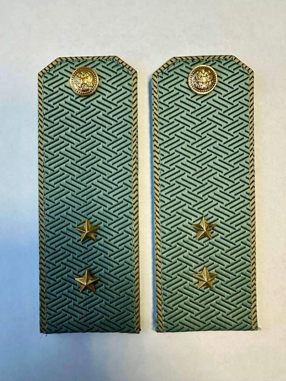 Погоны Таможенной службы на рубашку картон звание Прапорщик