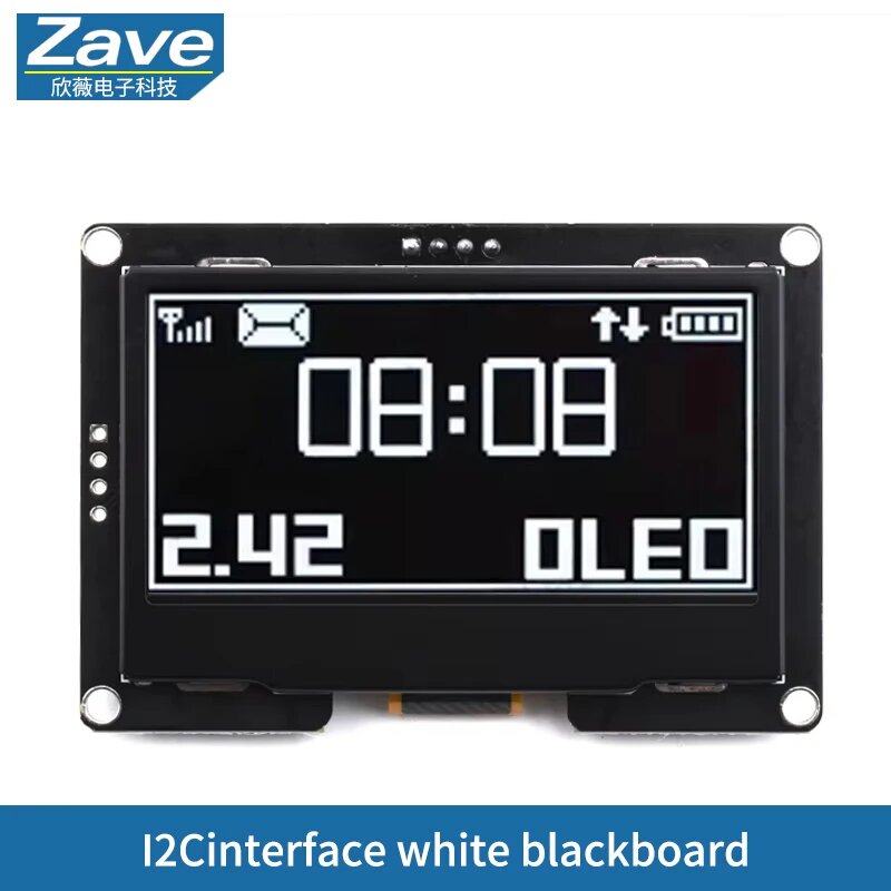 OLED дисплей модуль 128x64 для Arduino UNO R3 White blackboard