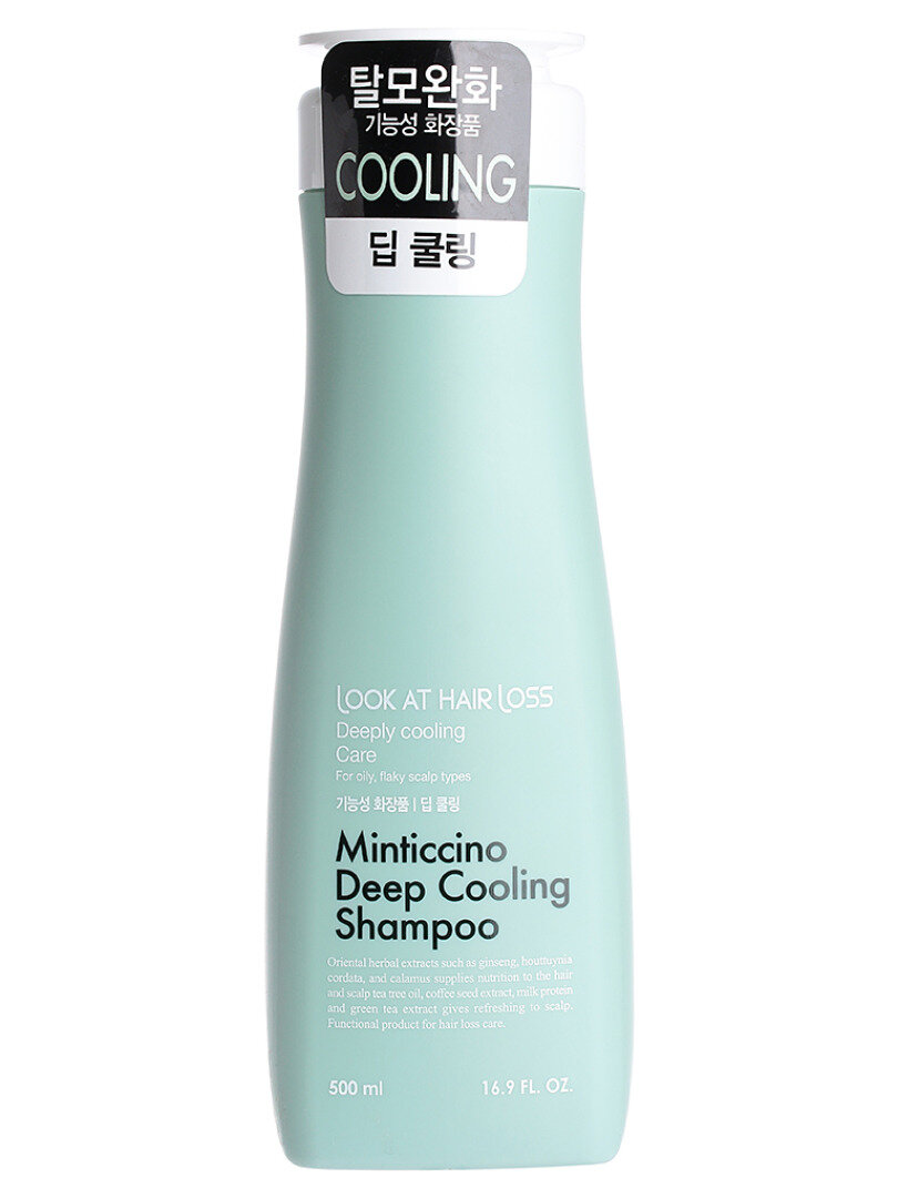 Шампунь Daeng gi meo ri для волос LOOK AT HAIR LOSS MINTICCINO DEEP COOLING SHAMPOO, 500 мл