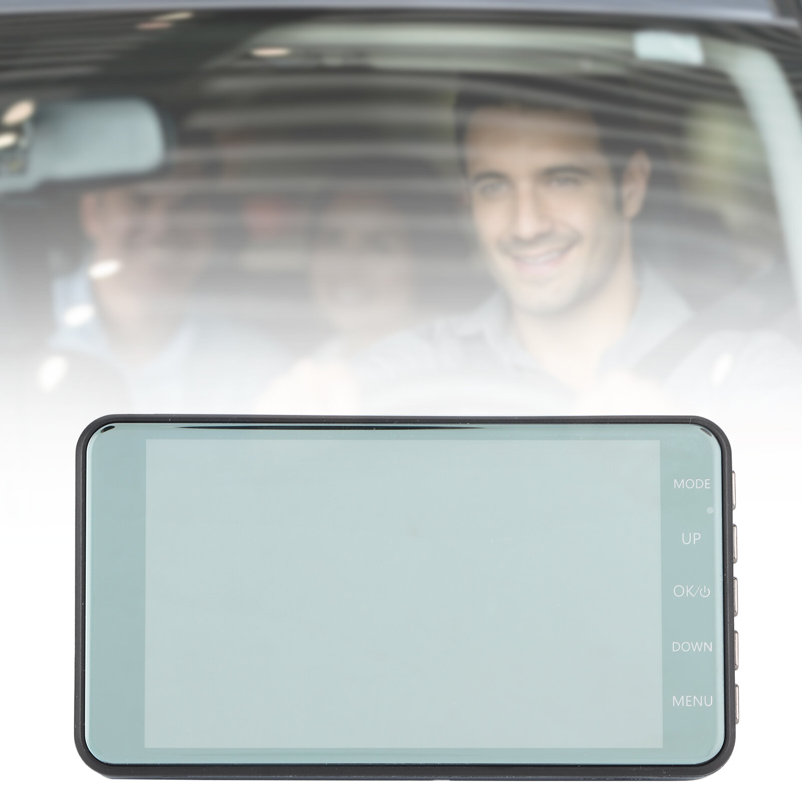 4-дюймовый видеорегистратор с двумя объективами для вождения, сенсорный экран, G-сенсор, 1080P, широкий угол обзора 170°, ночное видение